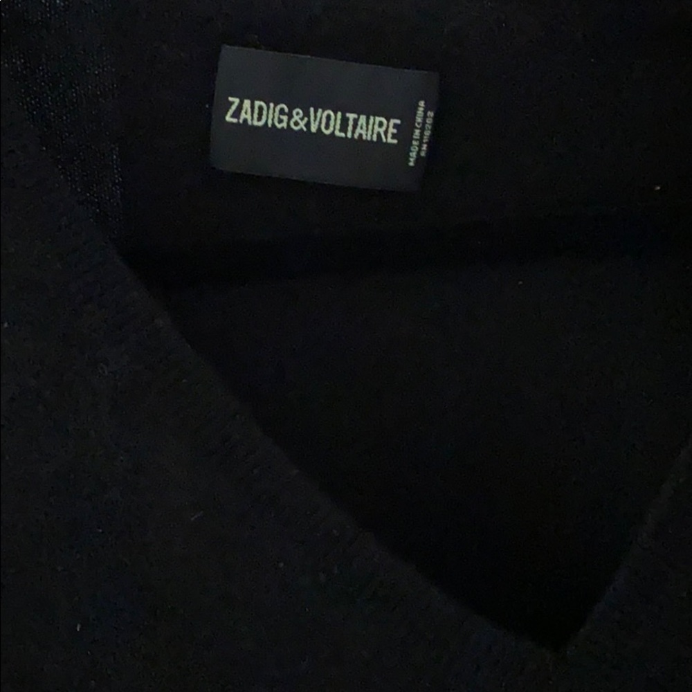 Zadig & Voltaire Bi-Colour Cashmere Sweater - Gem